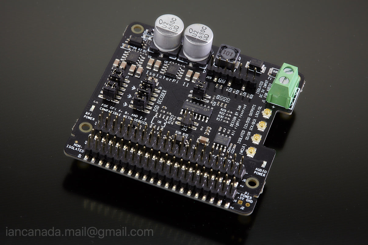 #3. IsolatorPi II RsapberryPi/ODROID I2S/DSD/DoP isolator – IanCanada